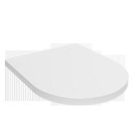China D Slim Soft Close Toilet Seat Urea 421x352mm Stainless Steel 304 Hinges for European Market for sale