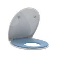 China Sunten SU040S Urea Toilet Seat with Removable Child Seat Soft Close Quick Release 440x368mm for sale