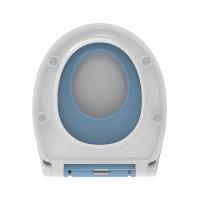 China Sunten SU040S Urea Toilet Seat with Removable Child Seat Soft Close Quick Release 440x368mm for sale