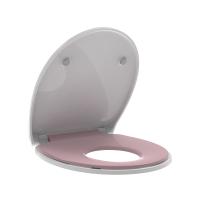 China Sunten SU040S Urea Toilet Seat with Removable Child Seat Soft Close Quick Release 440x368mm for sale