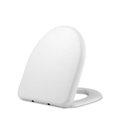 China Urea Soft Close D Shape Toilet Seat 442x368mm Quick Release for European Market for sale