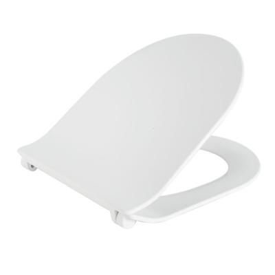 China Sunten SU014 D Shape Urea Toilet Seat Slow Close 424mm Oval Size for sale