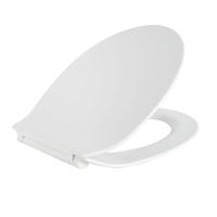China Modern Slim Round European Toilet Seat Cover Soft Close SU008 Urea 445x368mm for sale