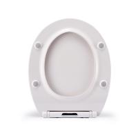 China Modern Slim Round European Toilet Seat Cover Soft Close SU008 Urea 445x368mm for sale