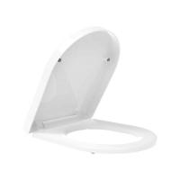 China Sunten UF Duroplast D Shape Soft Close Toilet Seat 450mm 360mm Slow Close for sale