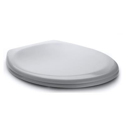 China Sunten SU002 Duroplast Toilet Seat Matte Black White Closed Front Urea Slow Close 445x375mm for sale