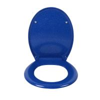 China Sunten SU002 Duroplast Toilet Seat Matte Black White Closed Front Urea Slow Close 445x375mm for sale
