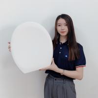 China Sunten SU002 Duroplast Toilet Seat Matte Black White Closed Front Urea Slow Close 445x375mm for sale