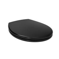China Duroplast Soft Close Ceramic Sanitary WC Slim UF Toilet Seat Cover Quick Release 444mm for sale