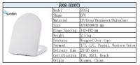 China European Standard Elongated D-Shape Urea Toilet Seat Soft Close UF Material 475mm 360mm for sale