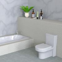 China Duroplast U-Shaped Toilet Seat Cover Soft Close 450mm x 360mm European Standard for sale
