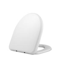 China D-Shape Urea Duroplast Soft Closing Toilet Seat Cover 442x368mm Quick Release for sale