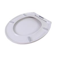 China Sunten SU002 Duroplast Toilet Seat Matte Black White Closed Front Urea 445x375mm Slow Close for sale