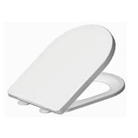 China Universal long D shape UF toilet seats soft close seat covers one button quick release for sale