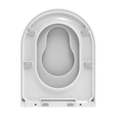 China 2 in 1 Child and Adult Toilet Seat UF Heavy Duty Elongated Family Toilet Seat with Soft Close for sale