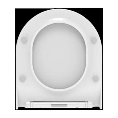China European Standard U Shape UF Toilet Seat Cover Soft Close Quick Release 427x365mm for sale