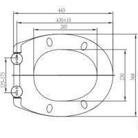 China European Standard Oval Shape Soft Close One Button Quick Release Urea Toilet Seats for sale