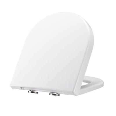 China European Standard D Shape Urea Soft Close Toilet Seat 428x375mm Fit Most D Shape WC for sale