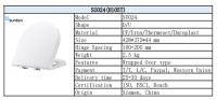 China European Standard D Shape Urea Soft Close Toilet Seat 428x375mm Fit Most D Shape WC for sale