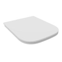 China Sunten SU061 Ultra Slim Soft Close Toilet Seat Cover Urea 421x356mm Square Shape for sale