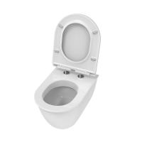 China Sunten SU060 Ultra Slim Soft Close Toilet Seat Cover Urea 441x365x31mm for sale