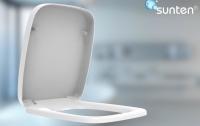 China Square Urea Toilet Seat with Soft Close Easy Clean 450mm x 371mm SU011 for sale