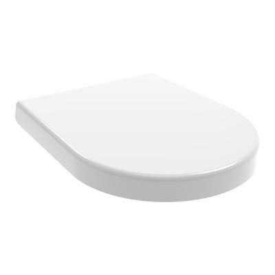 China Sunten SU004 D Shape Slow Close Toilet Seat Lid Urea 450mm 360mm for sale