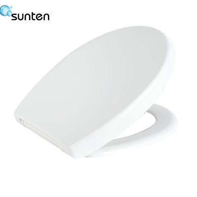 China Sunten SU003 Oval Duroplast Toilet Seat with Soft Closing Quick Release 445mm for sale