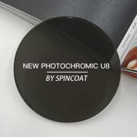 China Photochromic Lens Premium 1.67 Single Vision Spin Coat Eyeglasses lens Blue light blocking Photochromic lenses for sale