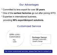 China HMC Multifocal WideView Glass lenses optical Anti blue light progressives 75mm lenses for sale