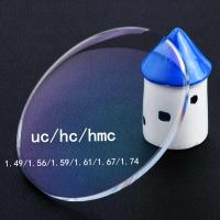 China mineral white glass lenses 1.49 1.56 1.61 1.67 1.74 high index optical lens for sale