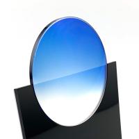 China Hot-Selling MR-8 1.60 (60%) Gradient Blue Sunglass Lenses / Eyeglass Lenses for sale