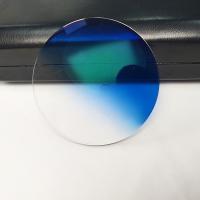 China 1.60 MR-8 Gradient Blue Tinted Sunglass Lenses with AR Coating for sale