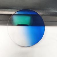 China 1.60 MR-8 Gradient Blue Tinted Sunglass Lenses with AR Coating for sale