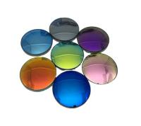 China Danyang CR39 Sunglass Lenses: UV400 Protection, Gold-Tinted Lenses for sale