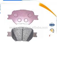 China Toyota Front Brake Pads 04465-13030 04465-20500 04465-20570 with 6mm Backing Plate and 60,000 km Service Life for sale