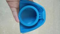 China 6V0955485 Blue Plastic Windshield Wiper Washer Fluid Reservoir Tank Cover for Audi VW SKODA - OEM Fit 1.5L Capacity for sale