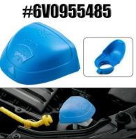 China 6V0955485 Blue Plastic Windshield Wiper Washer Fluid Reservoir Tank Cover for Audi VW SKODA - OEM Fit 1.5L Capacity for sale