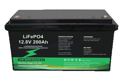 China YIFEI POWER LiFePO4 Battery 12.8V 200Ah Lithium Iron Phosphate Solar Battery With 6000 Cycles And IP67 Protection for sale