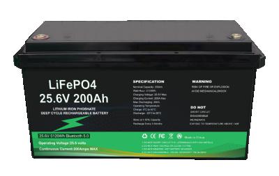 China YIFEI POWER LiFePO4 Battery 25.6V 200Ah With 6000 Cycles And IP67 Protection For Solar Power Systems for sale
