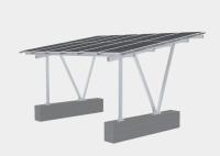 China BIPV Solar Carport System PV Solar Power System 20kWh 25kWp for sale