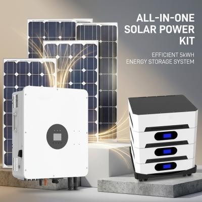 China 3KW 5kwh PV Solar Power System LiFePO4 Lithium Battery 220V 230V 240V IP54 for sale