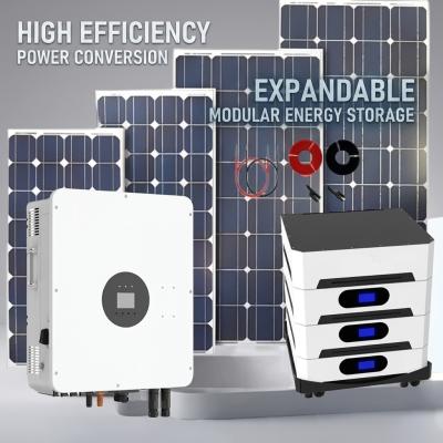 China 30KW 50kwh Solar Power System LiFePO4 Lithium Battery 380V 400V for sale