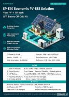 China SP E10:4 kW PV +5 kW Inverter +10 kWh LFP Off Grid Kit for sale