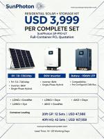 China SP P05-U7 7kW PV +8 kW Hybrid Inverter +10kWh LFP Off Grid Kit for sale