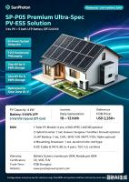 China SP P05:3 kW PV +5 kW Hybrid Inverter +5 kWh LFP Off Grid Kit for sale