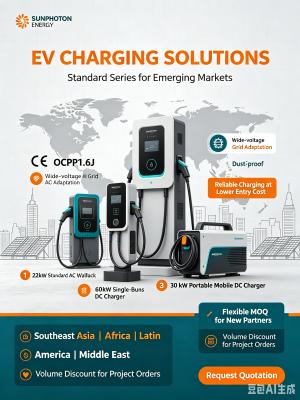 China SunPhoton Smart EV Charger Standard Series For Emerging / Developing Markets for sale