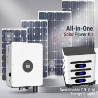 China 3KW5kwh PV Solar Power System with 3KW panel+PCS+BOS+5kwh BESS just 1199USD for sale