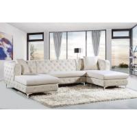 China Factory Direct Sales luxury velvet custom fabric corner sofa Eucalyptus frame living room sofa for sale