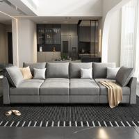 China High-End Luxury Living room furniture set sofa bed big U shape functional sofa bed for big house for sale